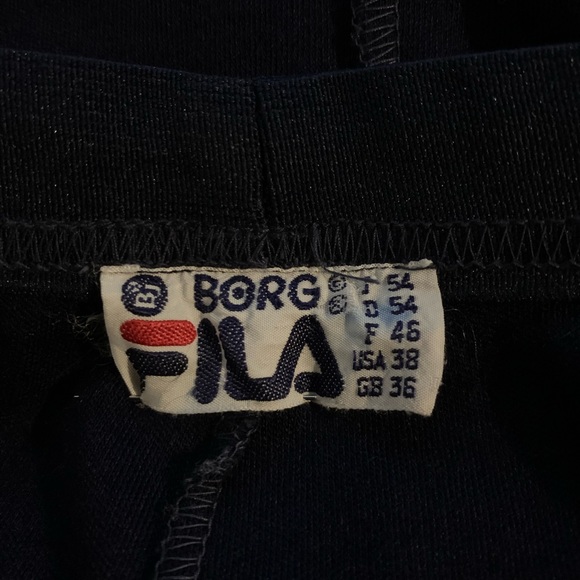 Fila | Pants | Rare Fila 7s Fila Bj Borg Navy Blue Settanta Tracksuit ...